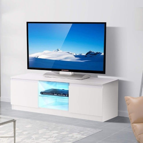 Mecor led tv stand store