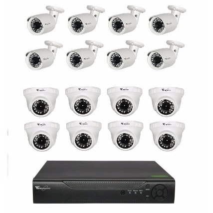 Winpossee 16 Channel Cctv Camera Complete Security Surveillance Kit ...