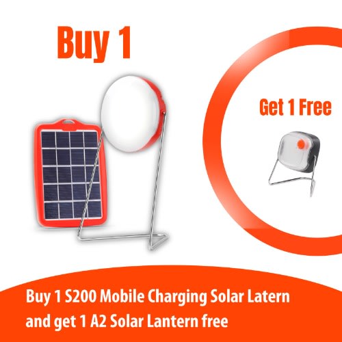 d.light S200 Solar Phone Charging Lamp And Free A2 Solar Lamp (solar ...