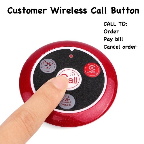 Hotel Bar/restaurant Wireless Call System For Waiters & Customers - 10 ...
