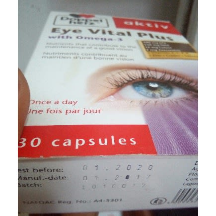 Doppelherz Aktiv Eye Vital Plus With Omega 3 - Vision Fatigue, AMD ...