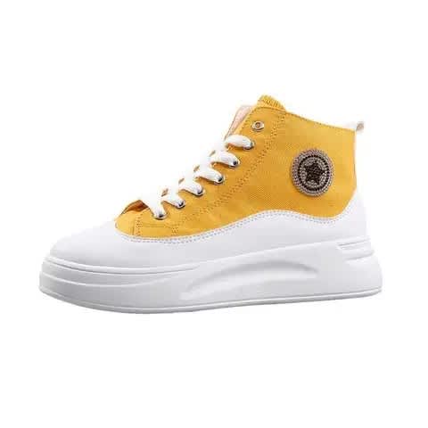 Ladies Casual Sneakers - Yellow | Konga Online Shopping