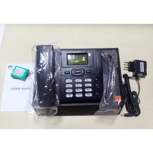 Huawei GSM Sim Card Land-line Table Phone With Fm 3125i - Black | Konga ...
