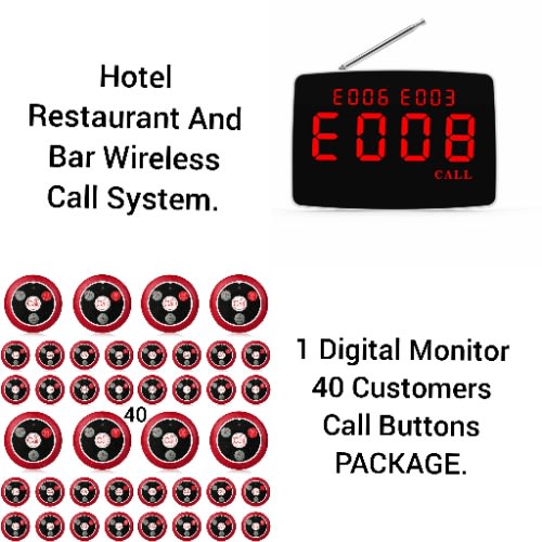 Caleocom Hotel Restaurant Service Wireless Call System - For Bar ...