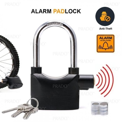 Siren Security Alarm Padlock | Konga Online Shopping