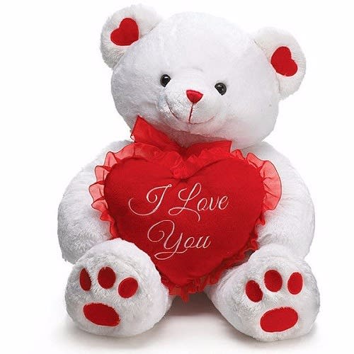 Soft Valentine's Teddy Bear + Gift | Konga Online Shopping