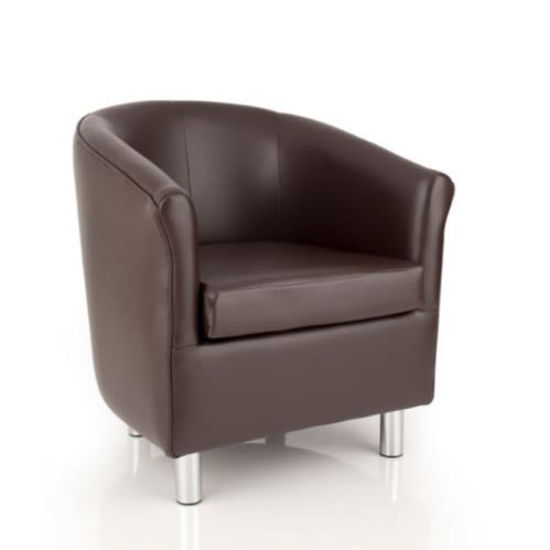 Bucket Chair - Single Seaters Sofa Tub - Brown Armchair | 6090466 ...