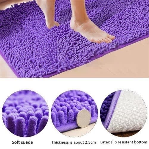 Bathroom Mat - Purple | Konga Online Shopping