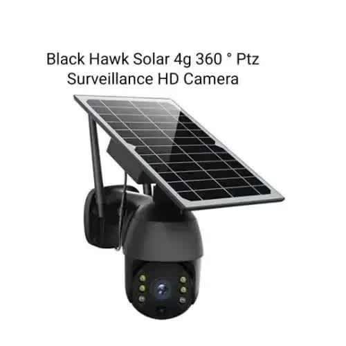 Black Hawk Surveillance Hd Camera Solar 4g Ptz 360° | 6076021 | Konga ...
