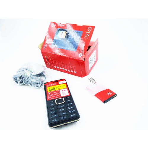 Itel 2160- Dual Sim -1000mAh - Black | Konga Online Shopping