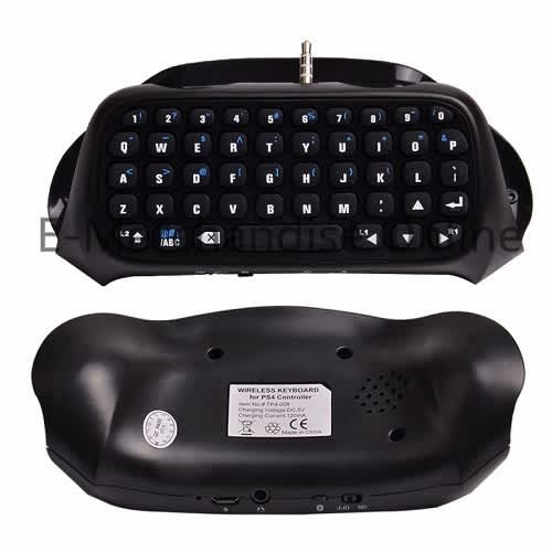 Bluetooth Wireless Keyboard Chatpad For PS4 PlayStation 4 Controller ...
