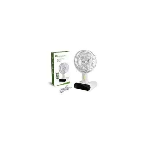 Dp Rechargeable Fan Plus Light - 3000mah | 6383572 | Konga Online Shopping