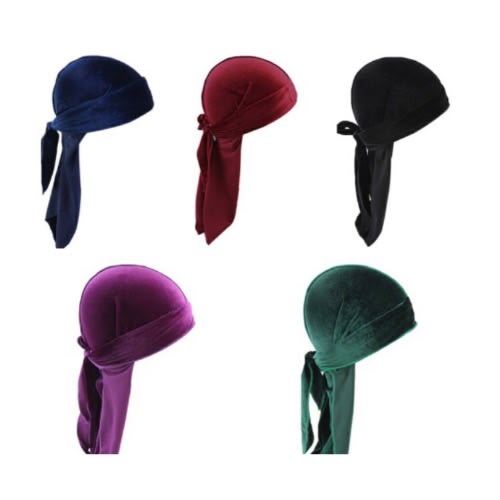 Plain Velvet Durag -5 In 1 | Konga Online Shopping