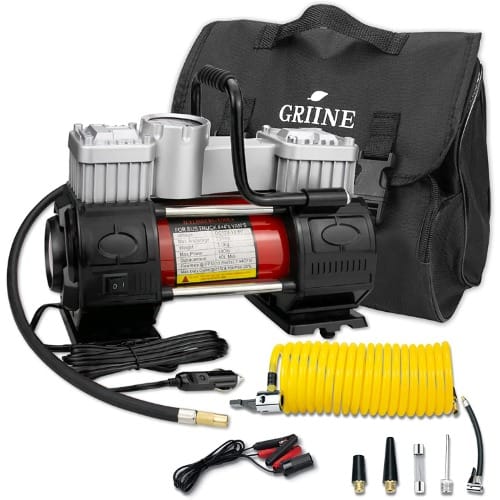 Double Cylinder Air Compressor Tyre Pump | Konga Online Shopping