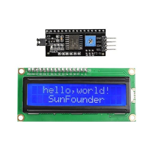 I2c 1602 Serial Lcd Module Display Compatible With Arduino R3 Mega 2560 ...