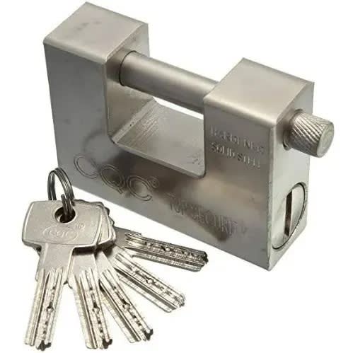 Fss Anti - Theft Armoured Padlock Rectangular 5 Keys Padlock- | Konga ...