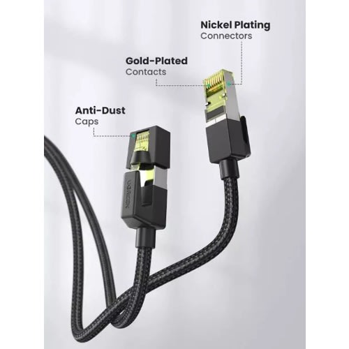 Ugreen Cat7 Shielded Round Cable With Braided Modular Plugs 2m ...