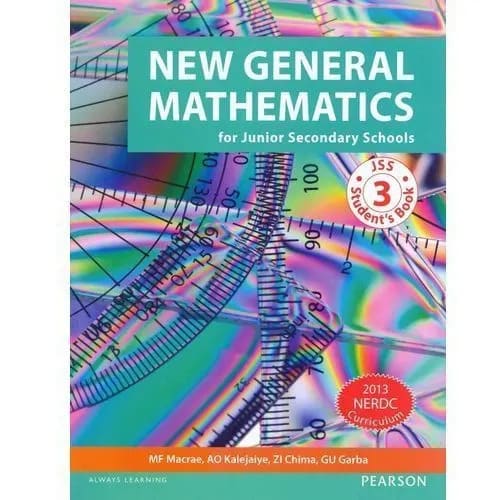 New General Mathematics For Junior Secondary Schools - Jss3. | Konga ...
