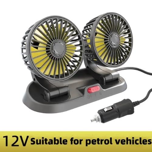 Double Headed Vehicle Fan - 12v | Konga Online Shopping