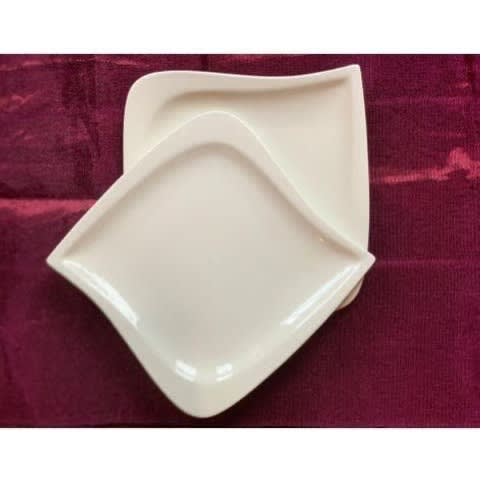 Breakable Ceramic Flat Plates - Set Of 6 Pcs - White | 5505919 | Konga ...