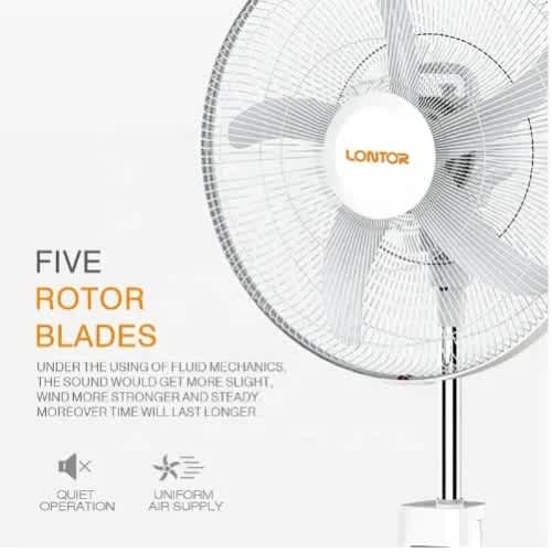 Lontor 18" Rechargeable Ac/dc Standing Fan - Ctl-cf056wr` | 6413022 ...