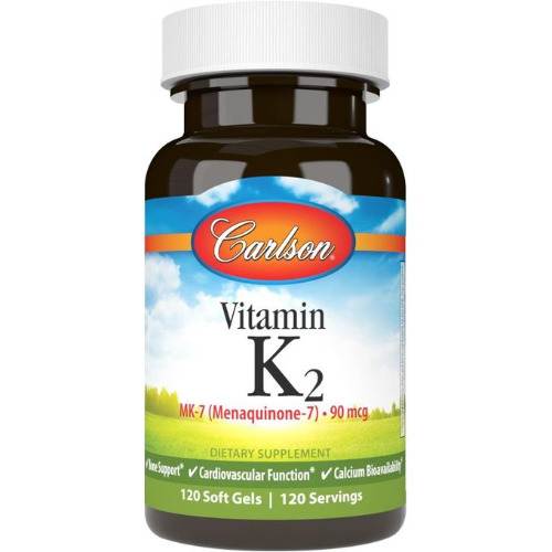 Car Vitamin K2 Mk-7 - menaquinone- 90 Mcg- 120 Softgels | 6886250 ...