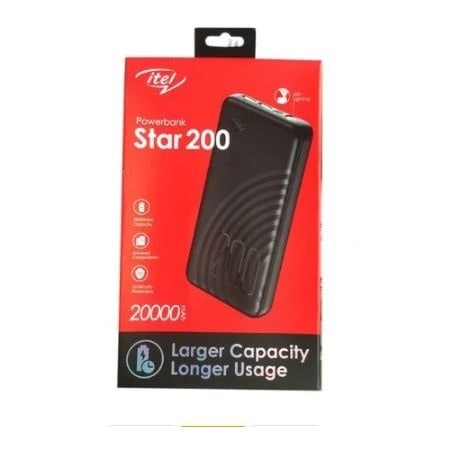 Itel 20000mah Star 200 Power Bank | Konga Online Shopping