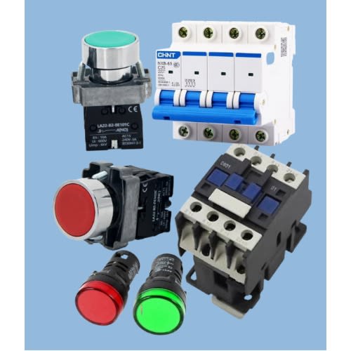 Chint Mcb 100A - Telemecanique Contactor - 50A - Push Button And Led ...