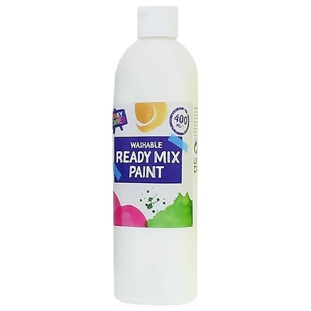 Washable Ready Mix Paint - 400ml - White | Konga Online Shopping