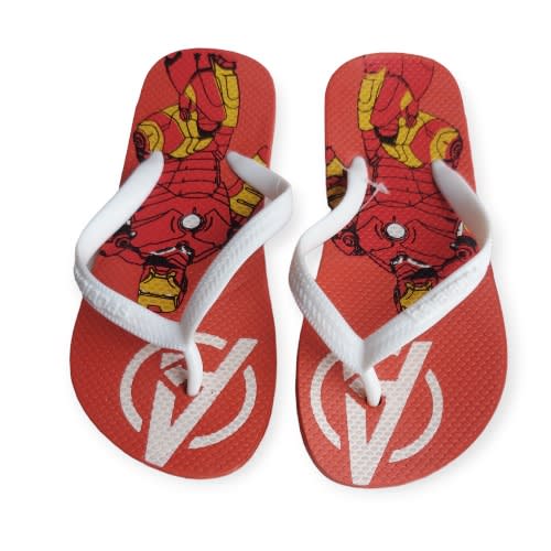 AWW Iron Man Boy Slippers- Red | Konga Online Shopping