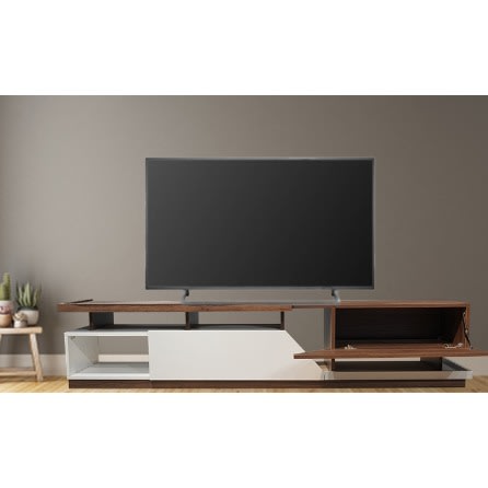 Baffi Furniture - Tower Tv Stand - White/brown | Konga Online Shopping