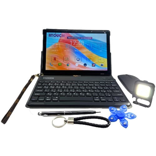 Atouch SE2 Android Tablet with Keyboard - 10.1" - 512GB ROM - 8GB RAM ...