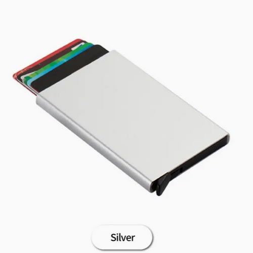 Unisex Stainless Steel Atm Credit Card Holder-Silver | Konga Online ...