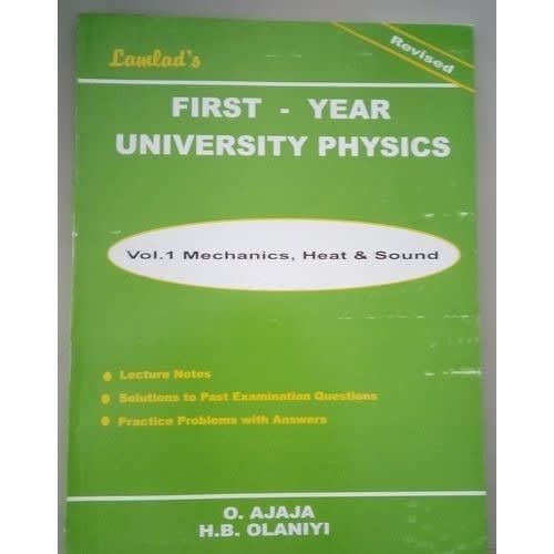 First - Year University Physics Vol 1 | Konga Online Shopping
