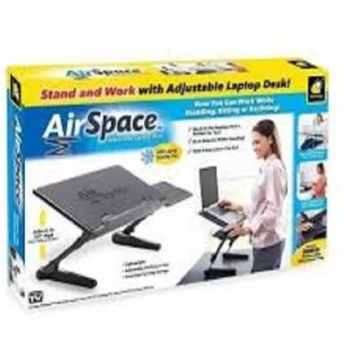 Adjustable Laptop Desk Stand With Built-in Cooling Fan | Konga Online ...
