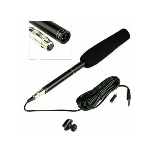 SHURE Super Uni-directional Electret Condenser Microphone & Boom Mic ...