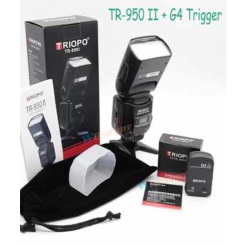 Triopo Tr 950ii With G4 Trigger Camera Flash | Konga Online Shopping