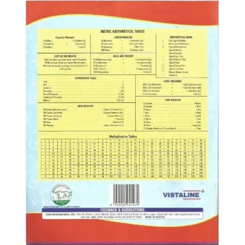 Vistaline 60 Leaves Exercise Book - 1 Dozen - 12 Pieces | 4325727 | Konga Online Shopping