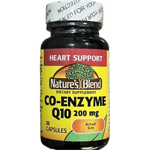 Coq10 200 Mg Heart Health & Energy Supplement 30 Capsules | 6376532 ...