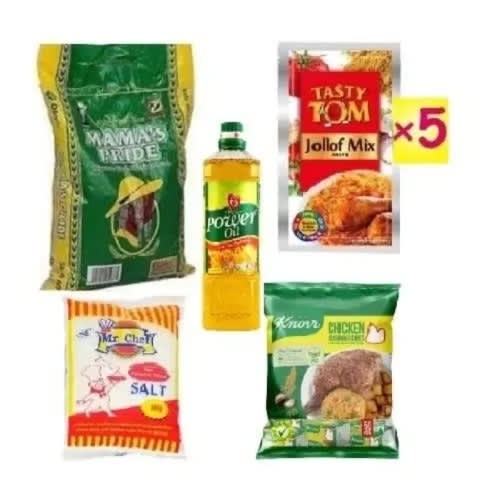 Mama Pride Rice 10 Kg - 5pcs Taste Tom - 1l Power Oil - Pack Knor ...