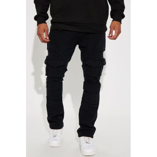 JAOP Deoty Pull Over Cargo Edge Pant - Black | Konga Online Shopping