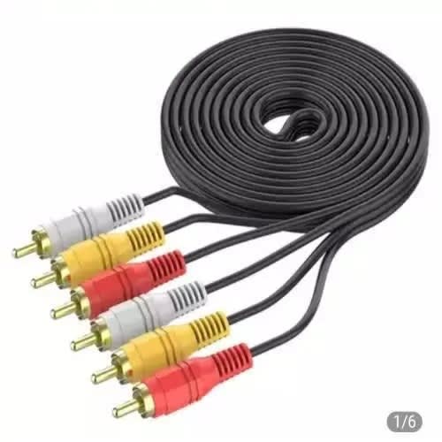 Composite Male To Male Av Cable - 10m - Rca | Konga Online Shopping