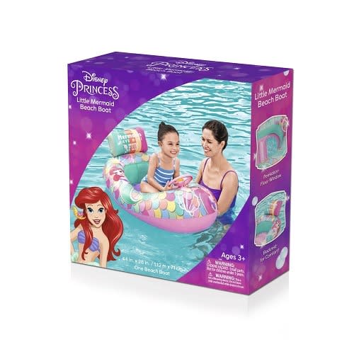 Disney Little Mermaid Swimming Beach Boat Pool Float For Ages 3 ...