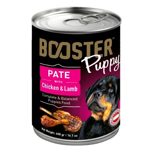 Booster Puppy Pate With Chicken And Lamb 400g - Pack Of 12 | 6041209 ...