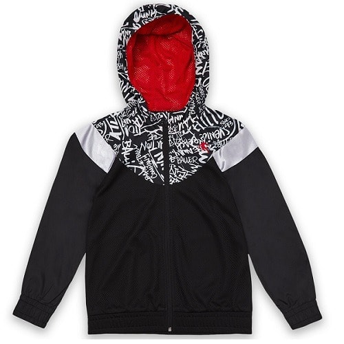And1 Boys Lay Up Full Zip Basketball Hoodie Jacket - Black | 5640638 ...