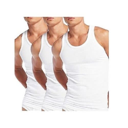 Men's Singlets - Set Of 3 - White | 6182361 | Konga Online Shopping