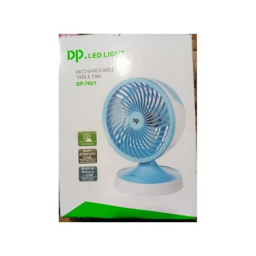 DP Rechargeable Table Fan - Blue - Dp-7621 | 6058843 | Konga Online ...