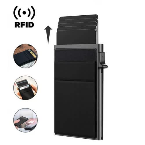 Credit Card Holder Wallet Metal Thin Slim Bank Card Case | Konga Online ...