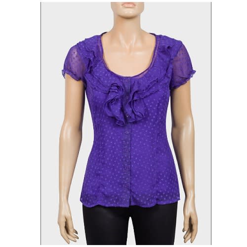 Fashion Woman Ladies Dotty Chiffon Blouse - 2 Pcs | 6482670 | Konga ...