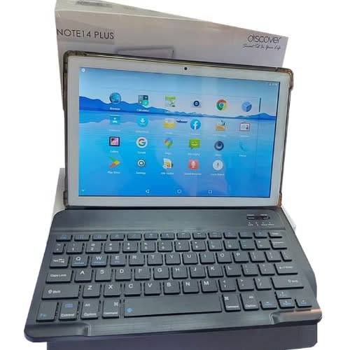 Discover Note 14 Plus 5G Tablet with Keyboard - 10.1" - 256GB ROM - 6GB ...